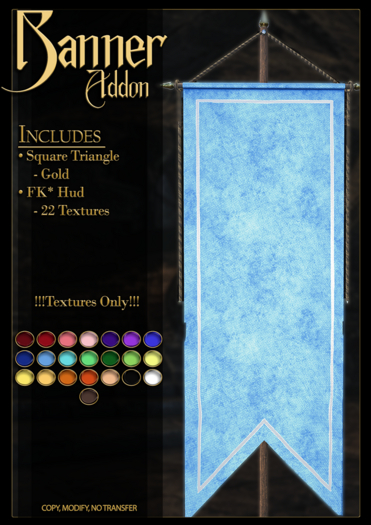 Second Life Marketplace - FK* Banner ☾☾Square Triangle☽☽ ☾☾Add-on☽☽